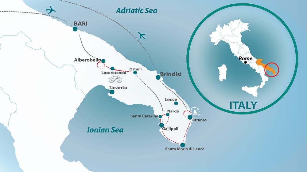 Cycling in Puglia Salento | Tourissimo