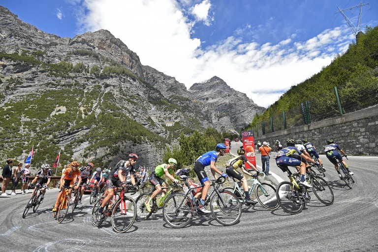 Climbing the Stelvio Pass in the Dolomites